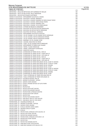 Massey ferguson 9795 moissonneuse batteuse parts catalogue manual | PDF