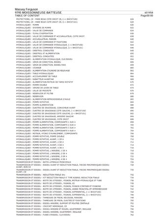 Massey ferguson 9795 moissonneuse batteuse parts catalogue manual | PDF