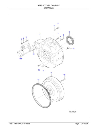 Massey ferguson 9795 rotary combine parts catalogue manual | PDF