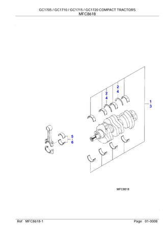 Massey ferguson gc1720 compact tractors parts catalogue manual | PDF