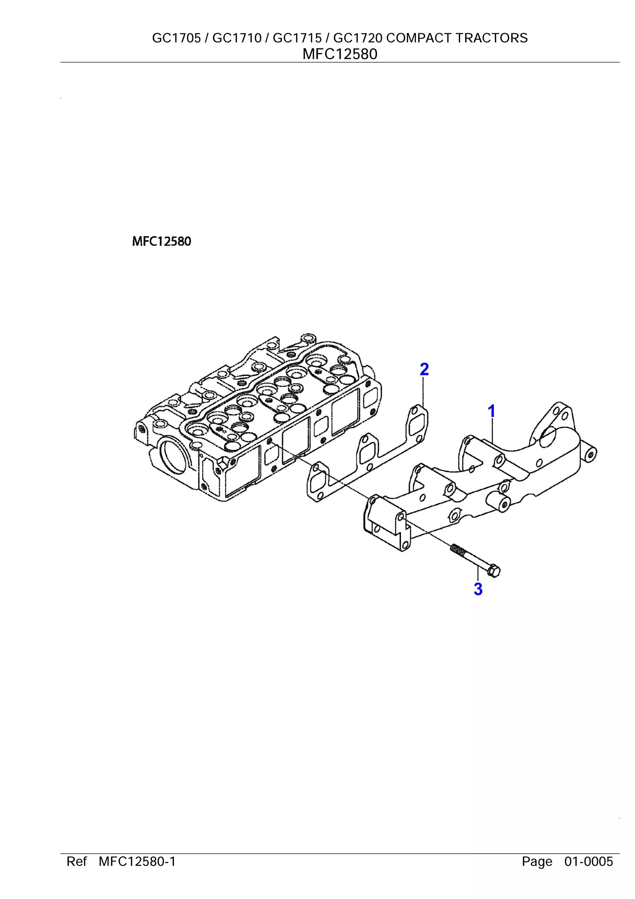 Massey ferguson gc1720 compact tractors parts catalogue manual | PDF