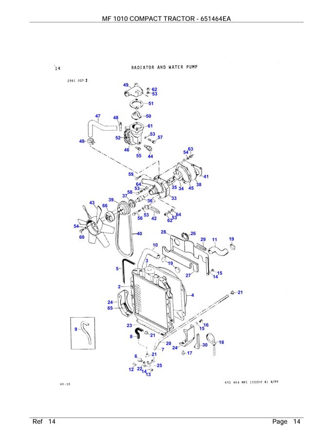 Massey ferguson mf 1010 compact tractor parts catalogue manual | PDF