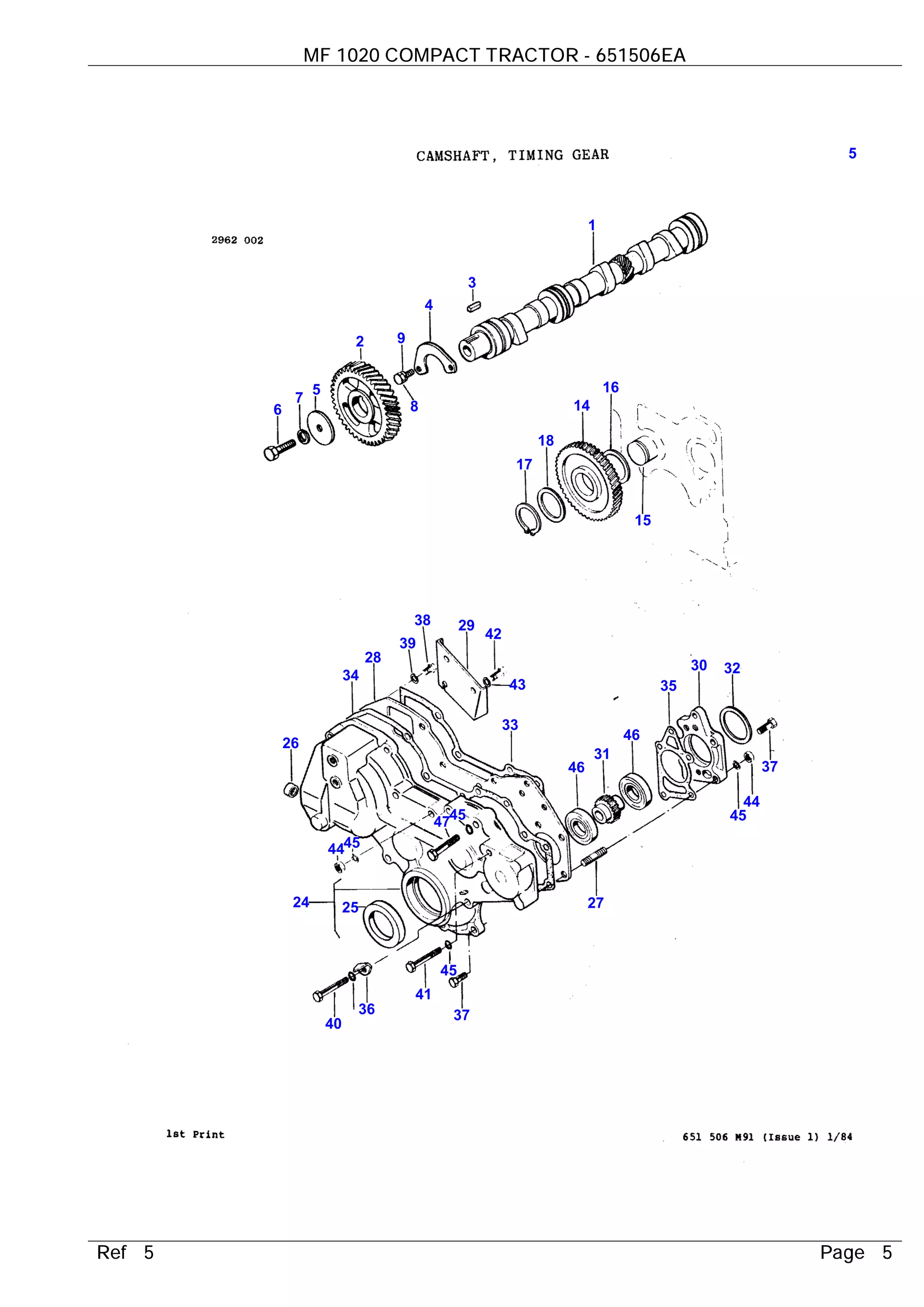Massey ferguson mf 1020 compact tractor parts catalogue manual | PDF