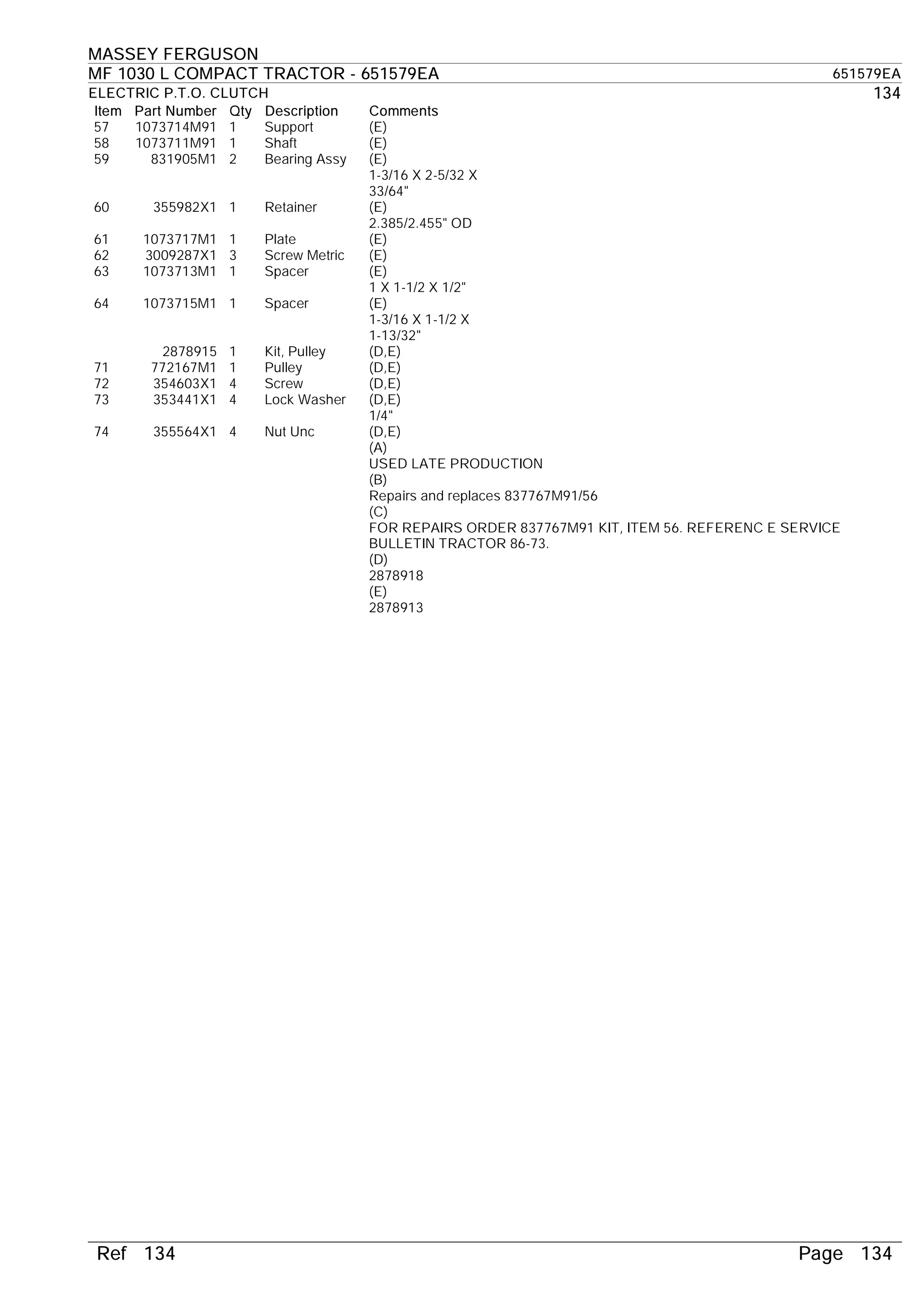 Massey ferguson mf 1030 l compact tractor parts catalogue manual | PDF