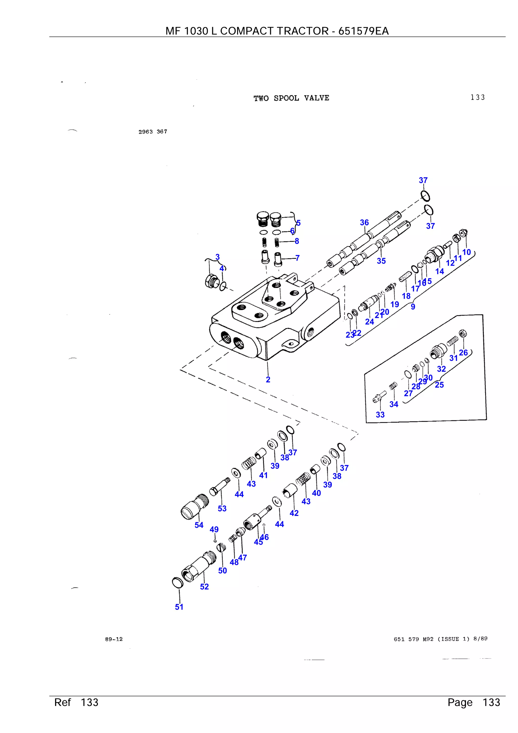Massey ferguson mf 1030 l compact tractor parts catalogue manual | PDF