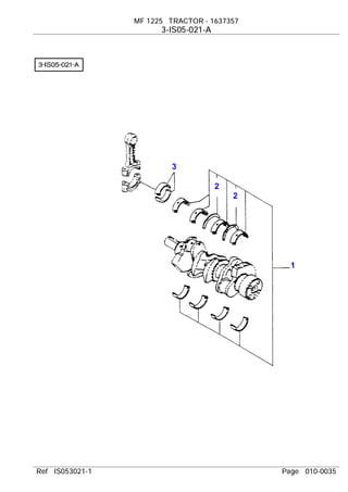 Massey ferguson mf 1225 tractor parts catalogue manual | PDF