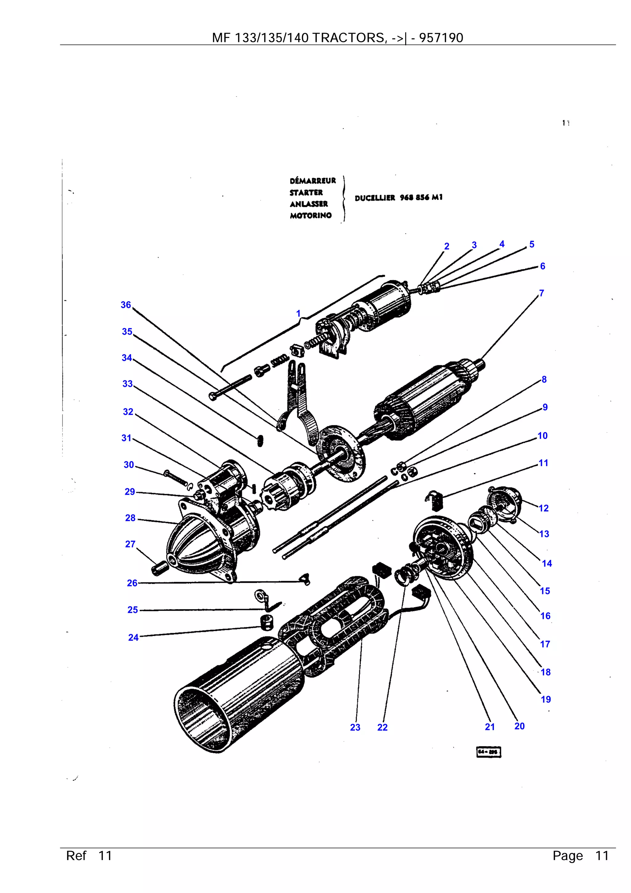 Massey ferguson mf140 tractor parts catalogue manual | PDF