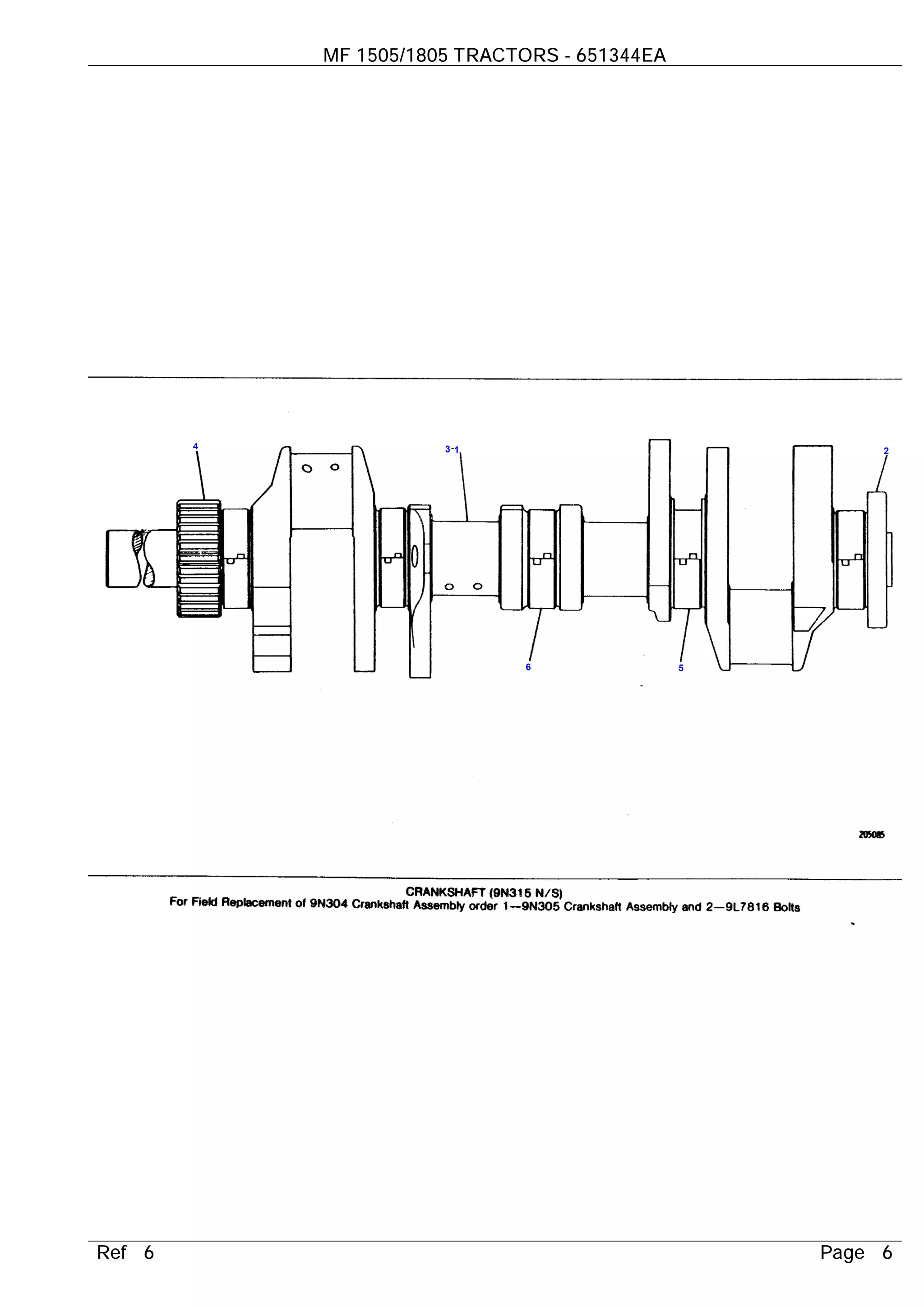 Massey ferguson mf 1505 tractor service parts catalogue manual | PDF