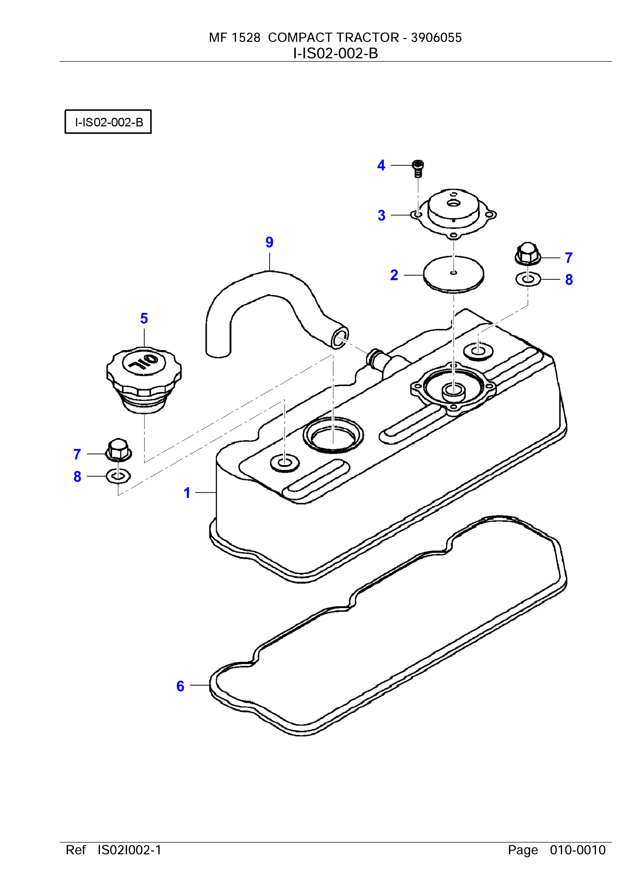 Massey ferguson mf 1528 compact tractor parts catalogue manual | PDF