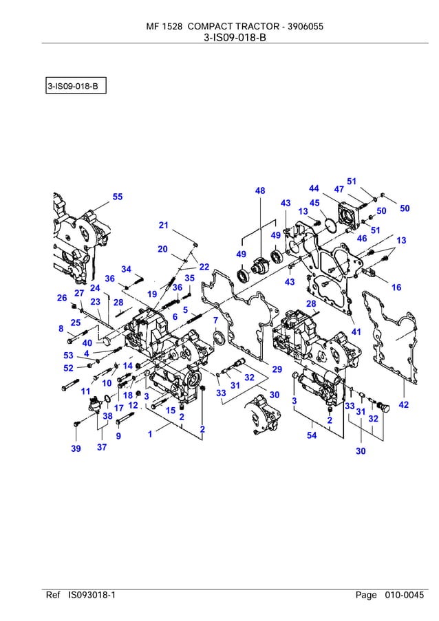 Massey ferguson mf 1528 compact tractor parts catalogue manual | PDF