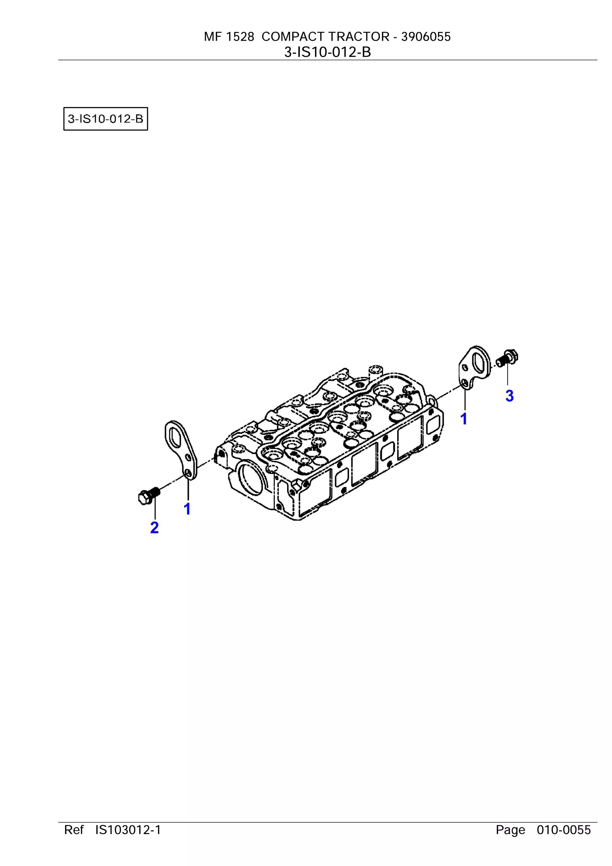 Massey ferguson mf 1528 compact tractor parts catalogue manual | PDF