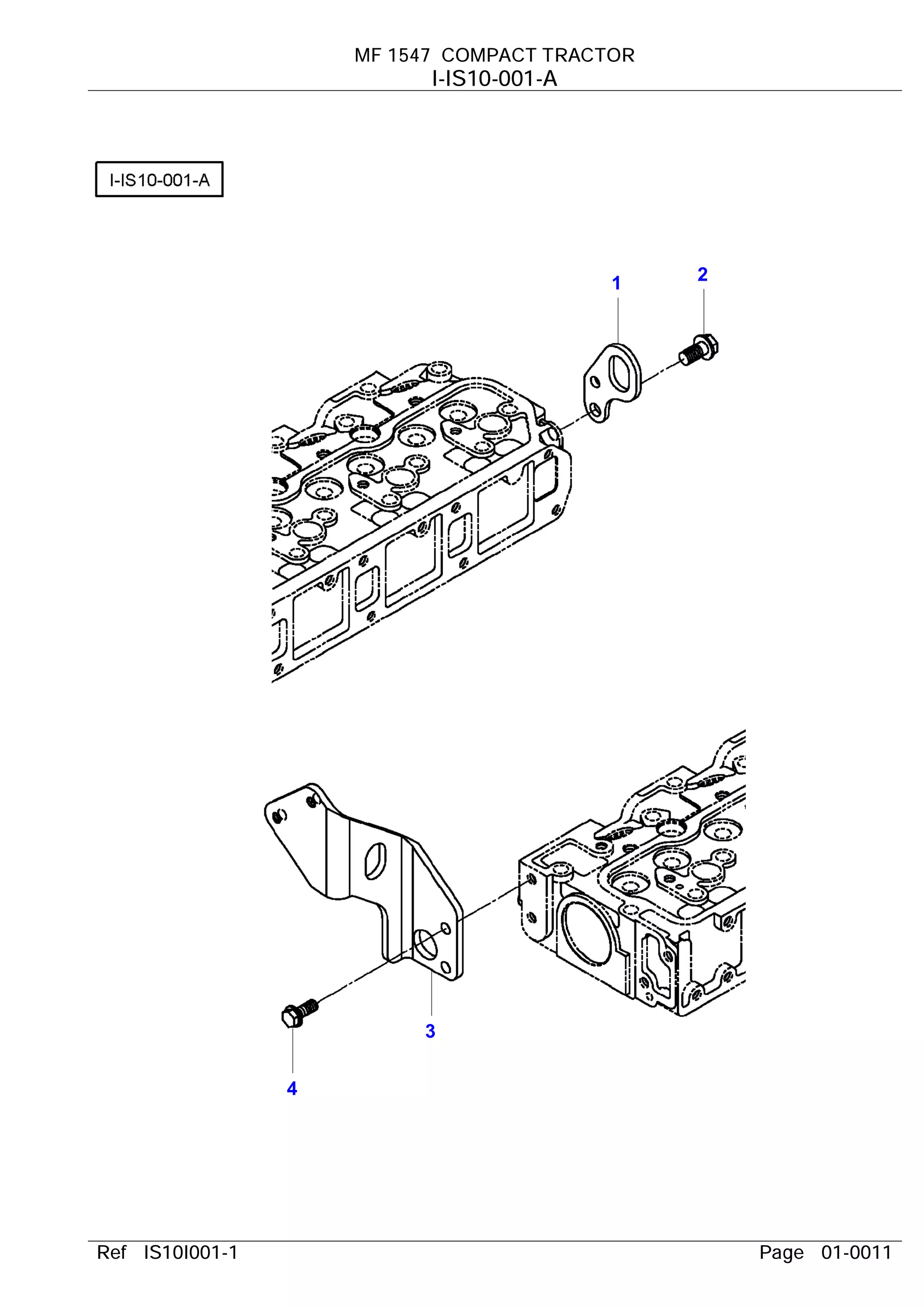 Massey ferguson mf 1547 compact tractor parts catalogue manual | PDF