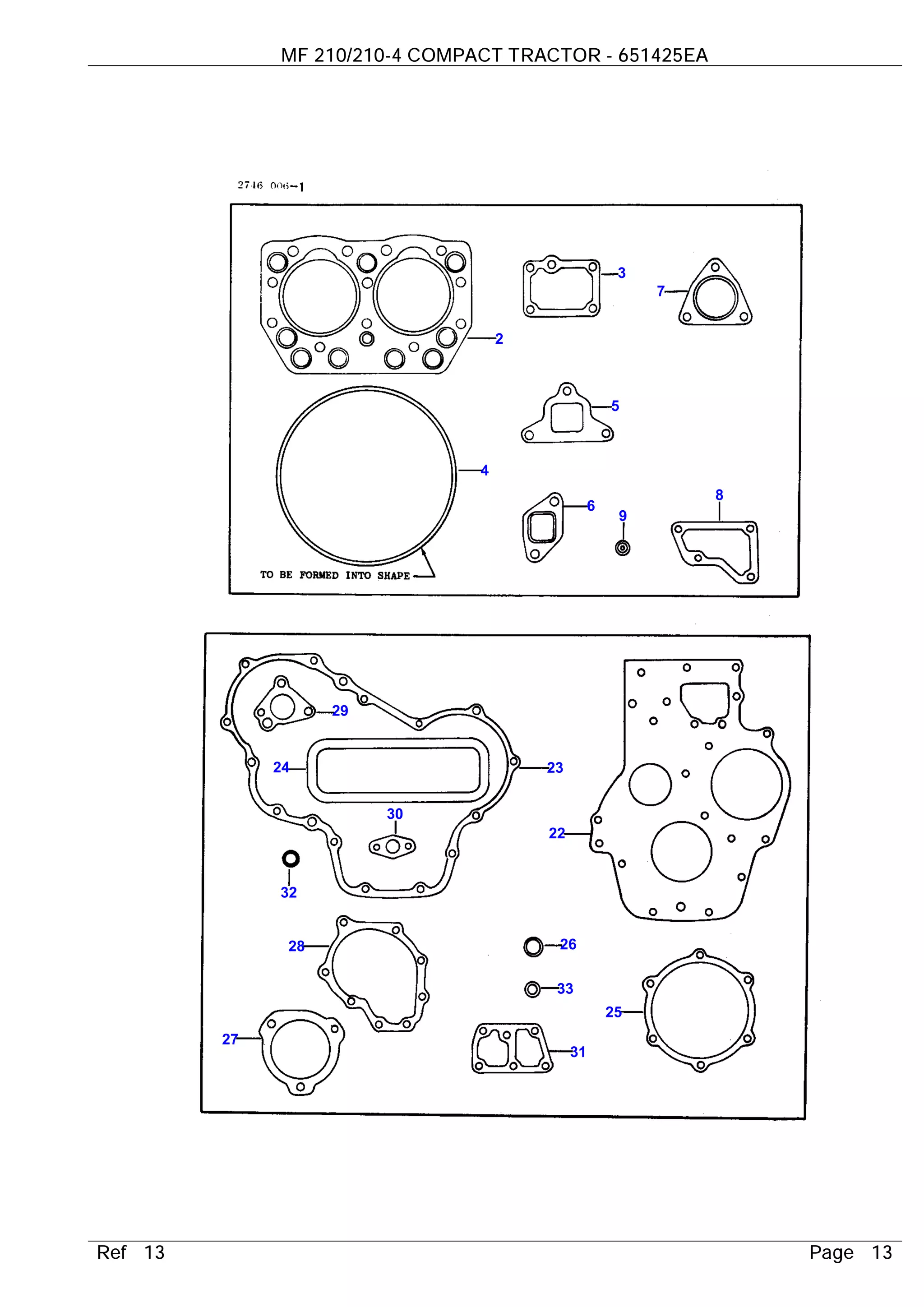 Massey ferguson mf 210 compact tractor parts catalogue manual | PDF