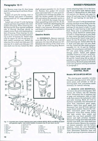 Massey ferguson mf 235 tractor service repair manual | PDF