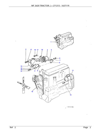 Massey Ferguson MF2620 TRACTOR (- 271213) Parts Catalogue Manual.pdf