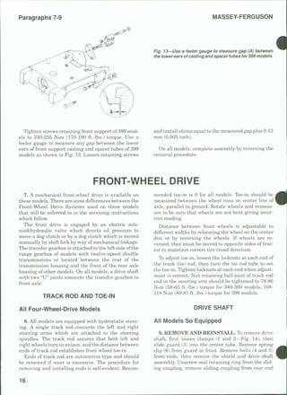 Massey ferguson mf340 tractor service repair manual | PDF