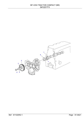 Massey ferguson mf 435 x compact tractor (br) parts catalogue manual | PDF