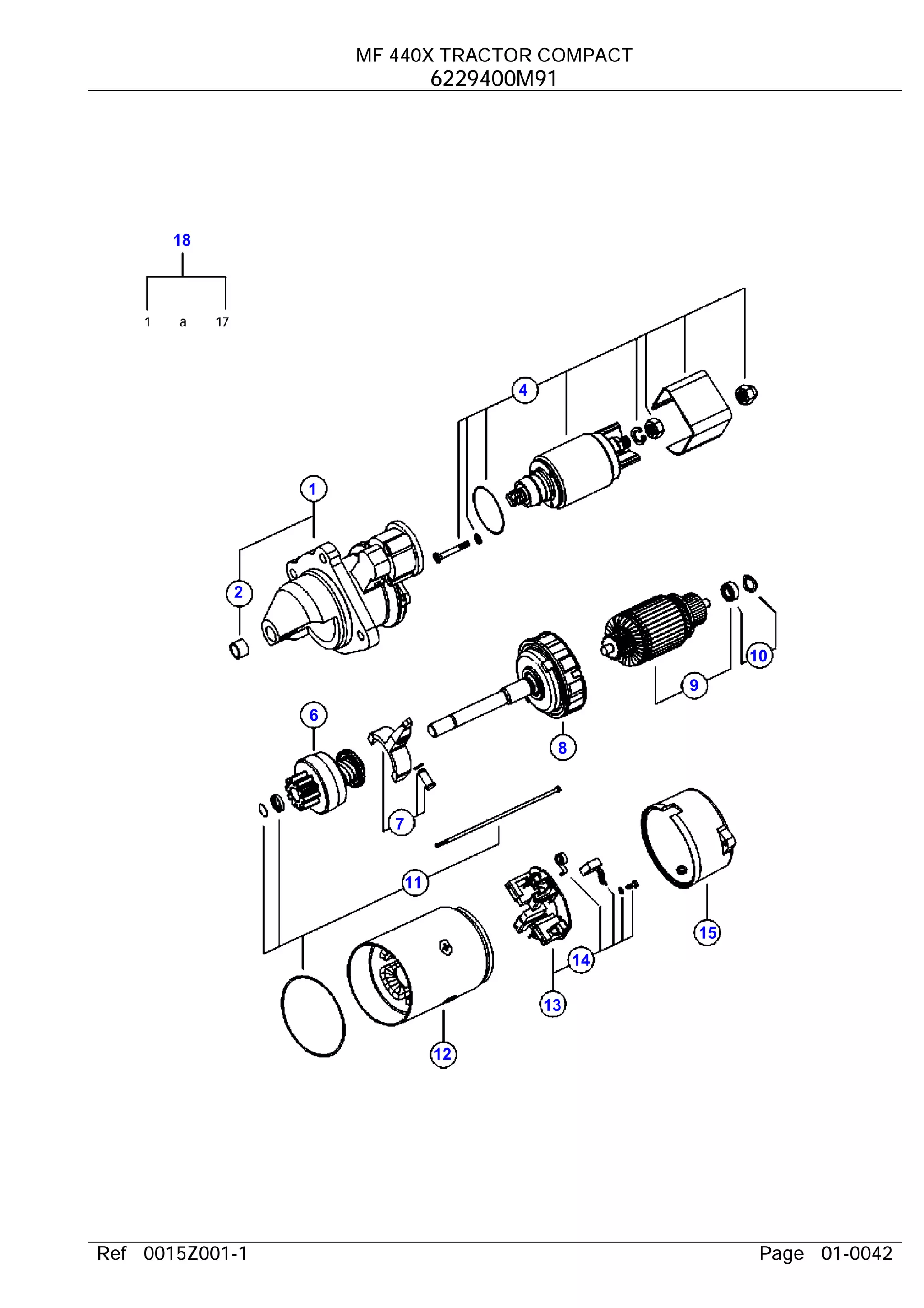 Massey ferguson mf 440 x compact tractor parts catalogue manual | PDF