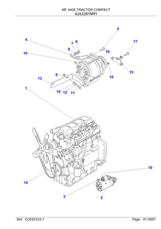 Massey Ferguson Tractor MF240] Parts Catalog, 49% OFF