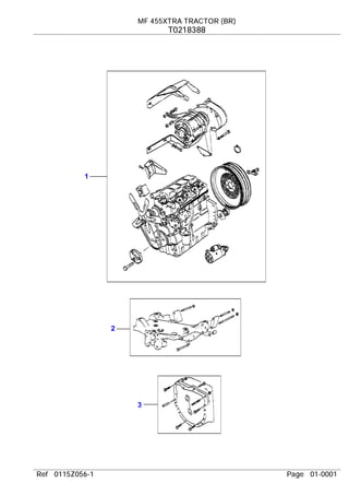 Massey ferguson mf 455 xtra tractor (br) parts catalogue manual | PDF