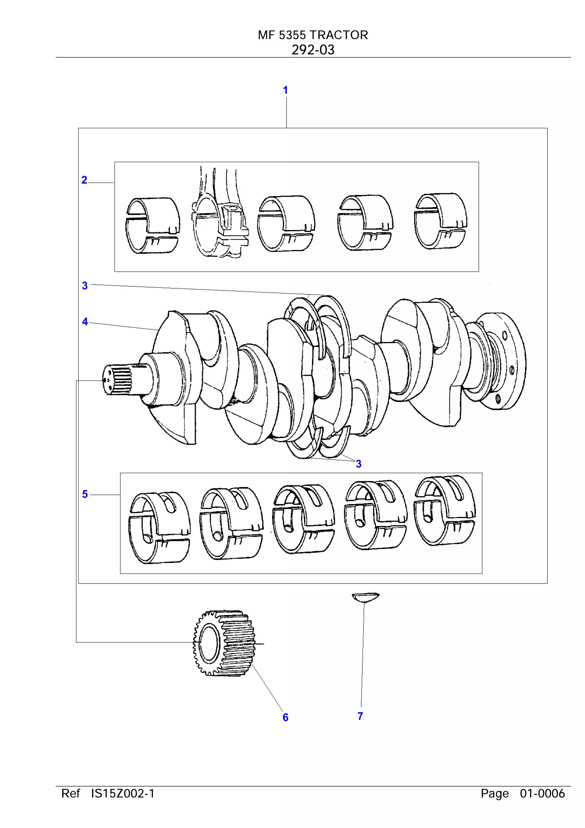 Massey ferguson mf5355 tractor parts catalogue manual | PDF