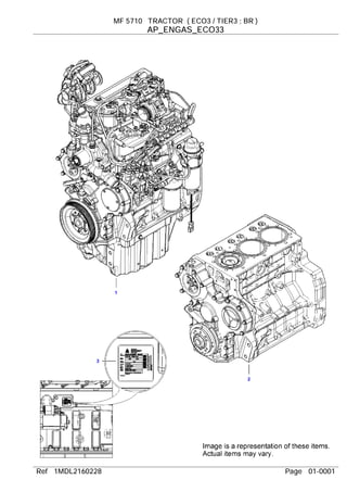 Massey ferguson mf5710 tractor (eco3 tier3; br) parts catalogue manual | PDF