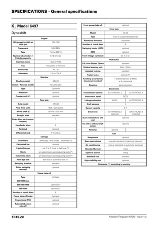 Massey ferguson mf 6497 tractor service repair manual | PDF