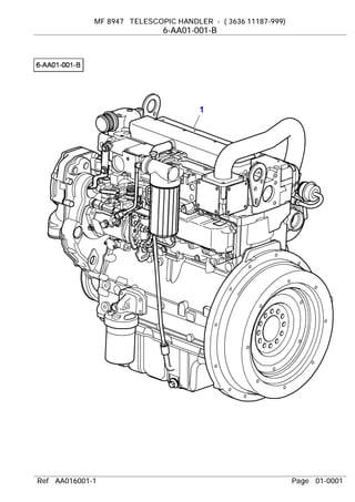 Massey ferguson mf 8947 telescopic handler (3636 11187-999) parts ...