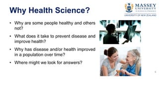 Massey University Information Evening 2017 - Health Science | PPTX