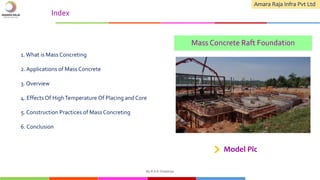 Mass Foundations Concreting | PPTX