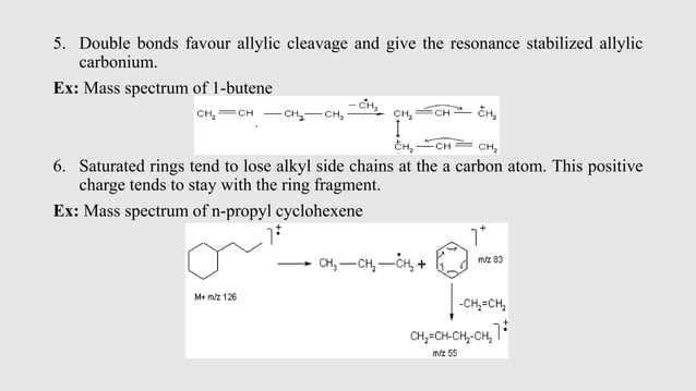Mass fragmentation & rules | PPTX | Chemistry | Science