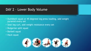 Mass Gain Workout Plan | PPTX