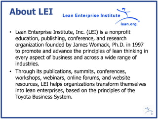 Mark Graban Mass. Lean Healthcare Group | PDF