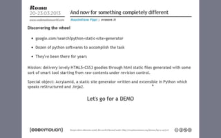 Vintage Web Programming with Python by Massimiliano Pippi | PDF | Programming Languages | Computing