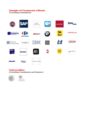 Massimo scalzo sample of clients | PDF