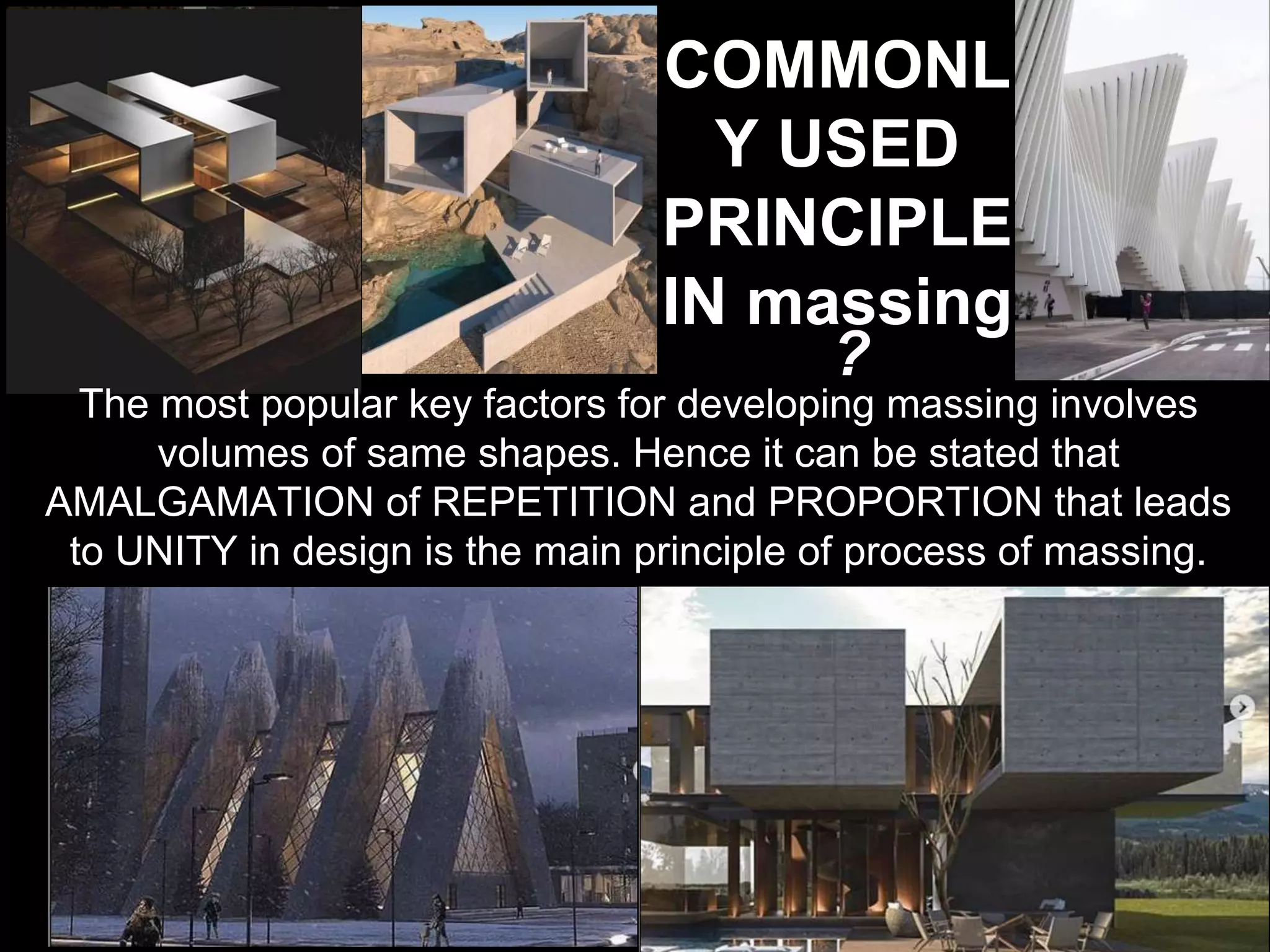 Massing of building by NAYANDEEP | PPTX