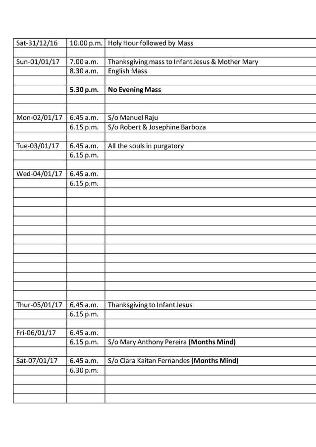 Mass intention | DOCX