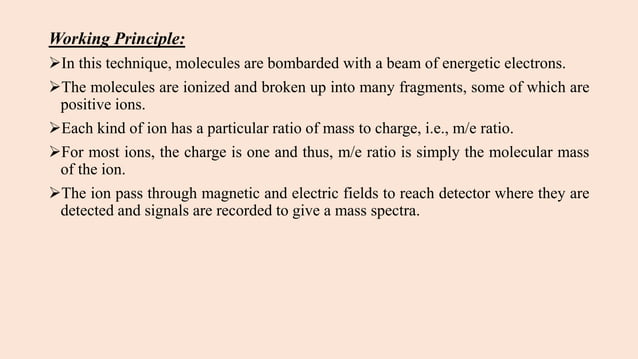 Mass Ionization Techniques | PPTX