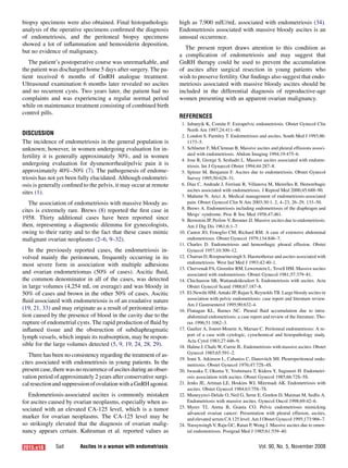 Massive ascites as a presentation in a young woman | PDF