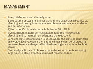 Massive blood transfusion | PDF