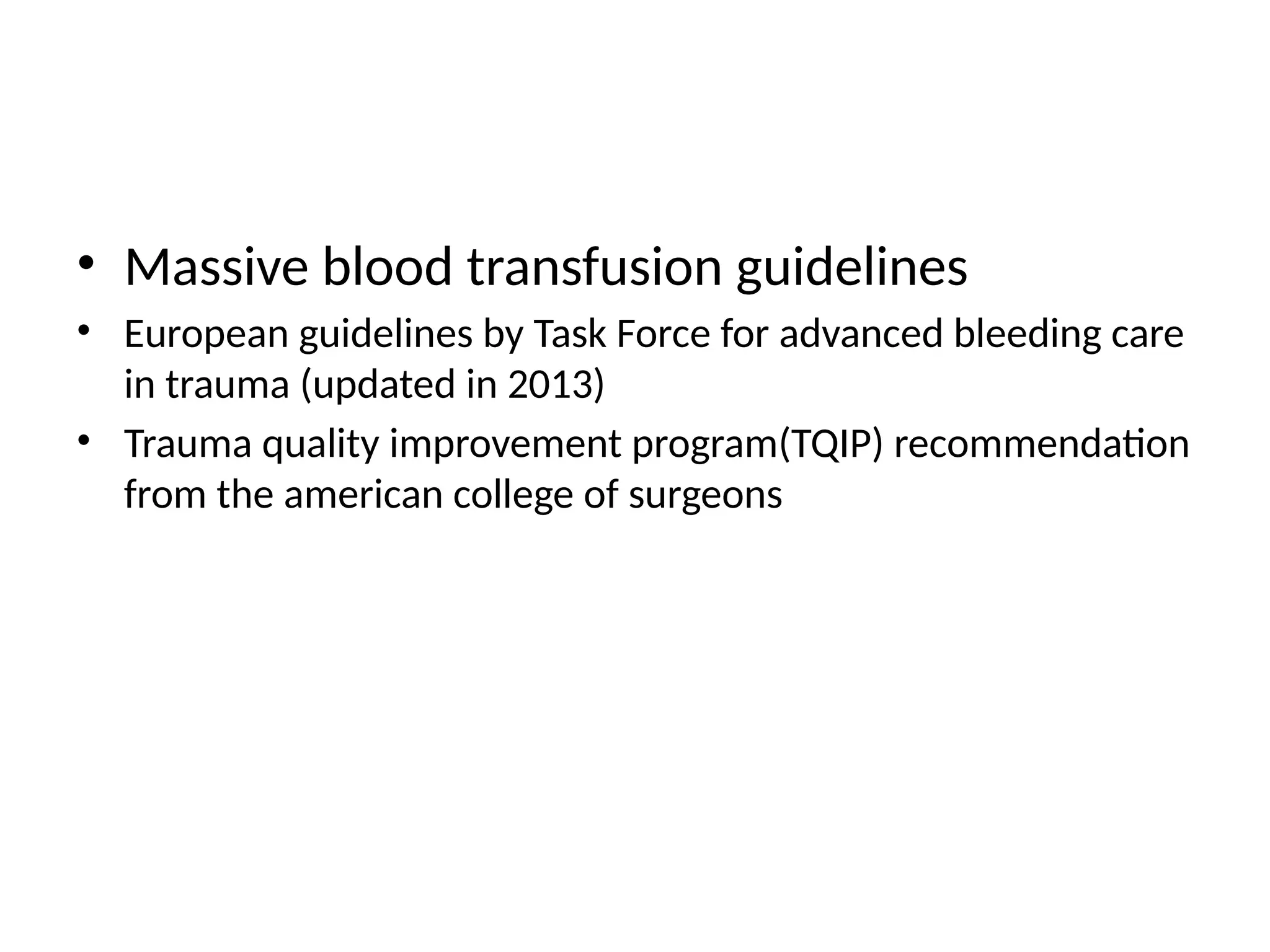 Massive blood transfusion.bundelkhand medical college sagar | PPTX