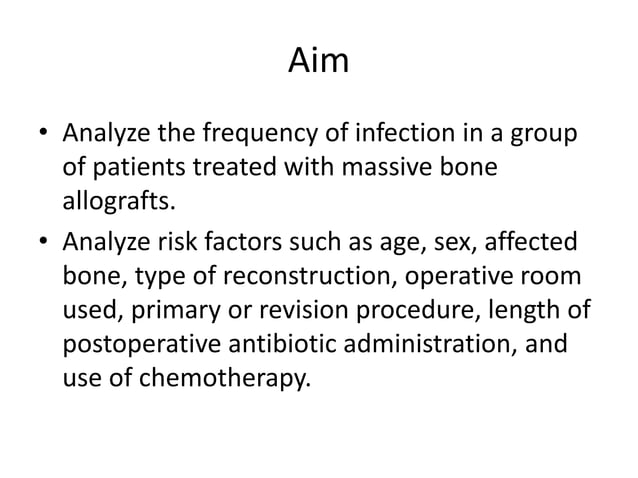 Massive bone allografts | PPT