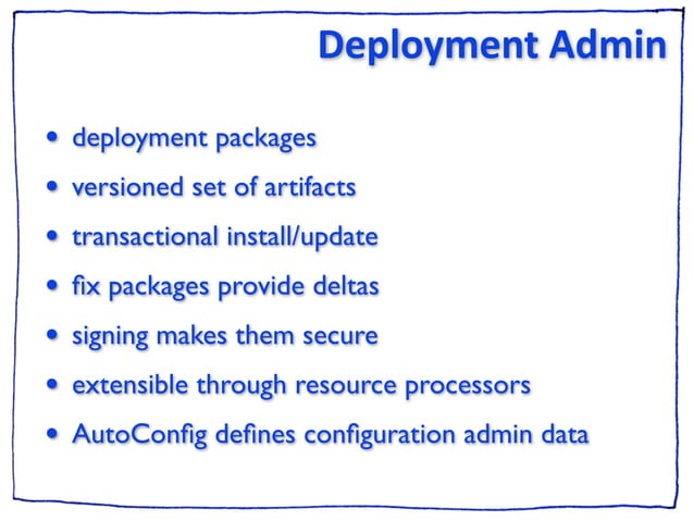Massive device deployment - EclipseCon 2011 | PPT