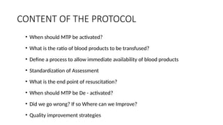 massive haemorrhagic protocol and blood.pptx