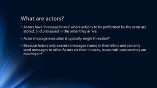 Massively Scaleable .NET Web Services with Project Orleans | PPT