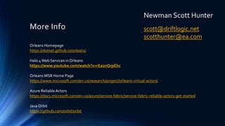 Massively Scaleable .NET Web Services with Project Orleans | PPT