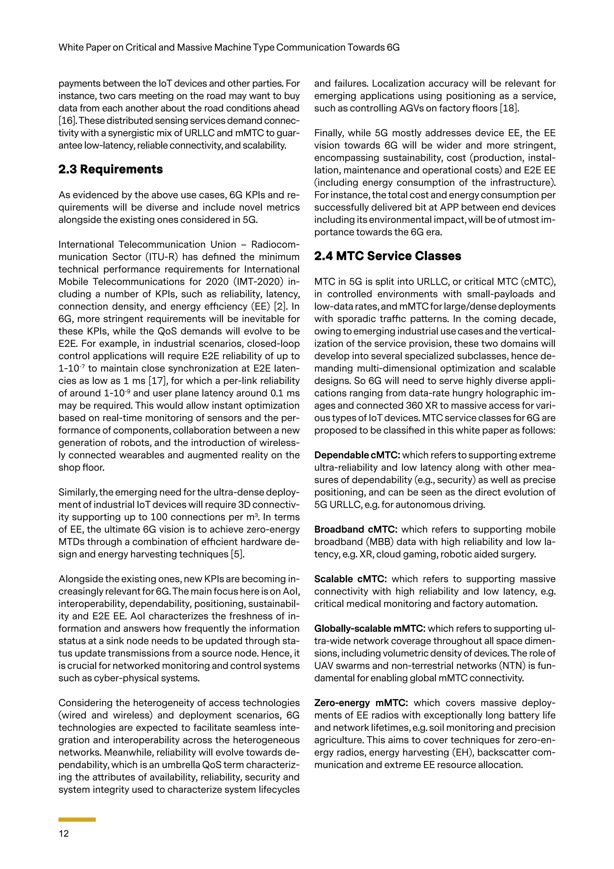 Massive Machine Type Communication Towards 6gpdf Computer Networking Computing