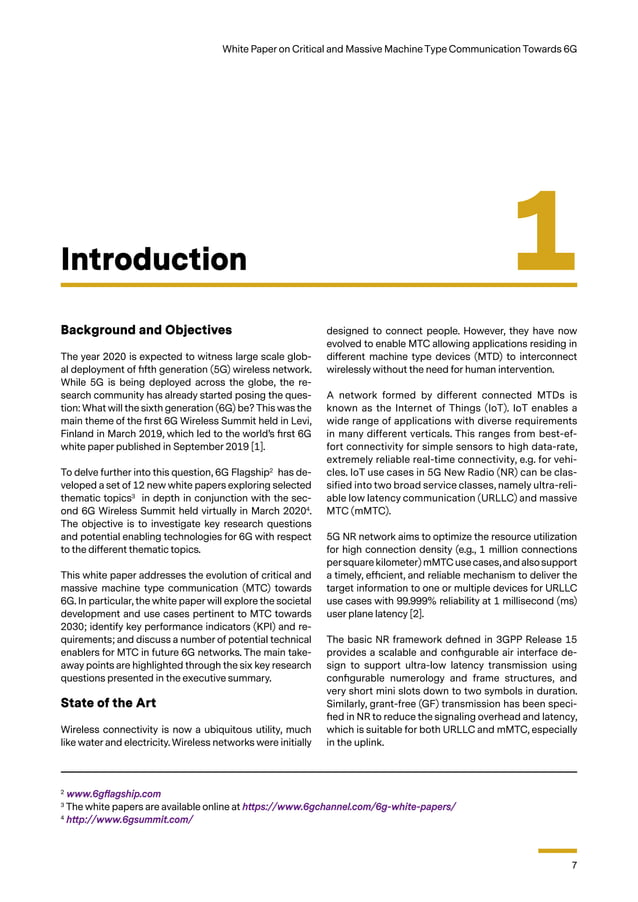 Massive Machine Type Communication Towards 6gpdf Computer Networking Computing