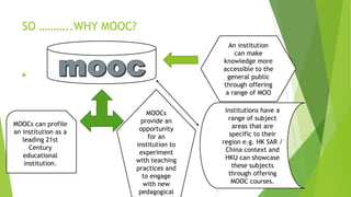 Massive open online courses | PPTX