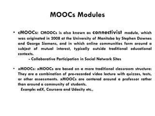 Massive Open Online Courses in India: A Study of Swayam | PDF